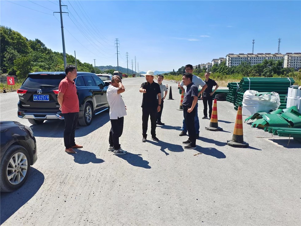 市交通运输局党组书记、局长毛万青深入调研推进交通重点项目建设 - 池州市交通运输局